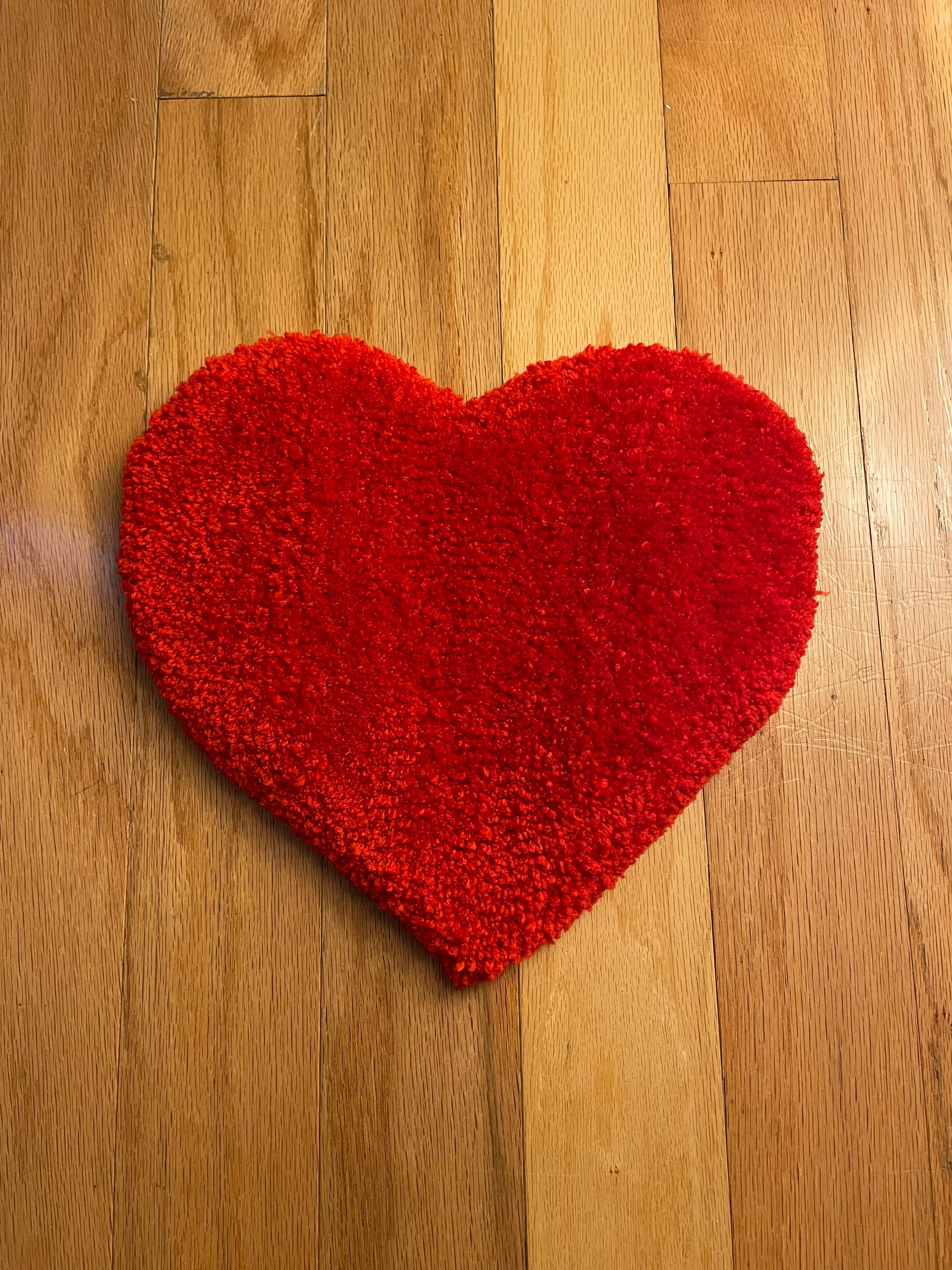 Hearts Hand Tufted Rug - Etsy