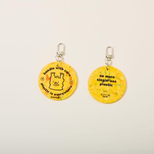 Keychain : Recycled Plastic - Etsy