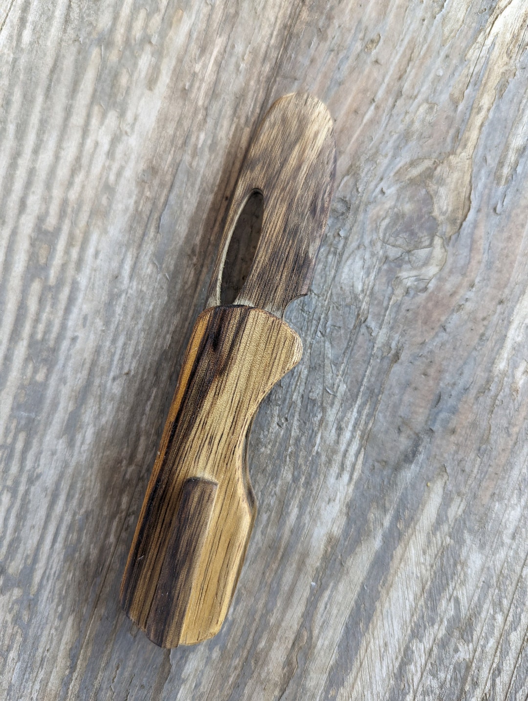 Wooden Toy Folding Pocket Knife Wooden Fidget Knife Wood Trainer Knife ...