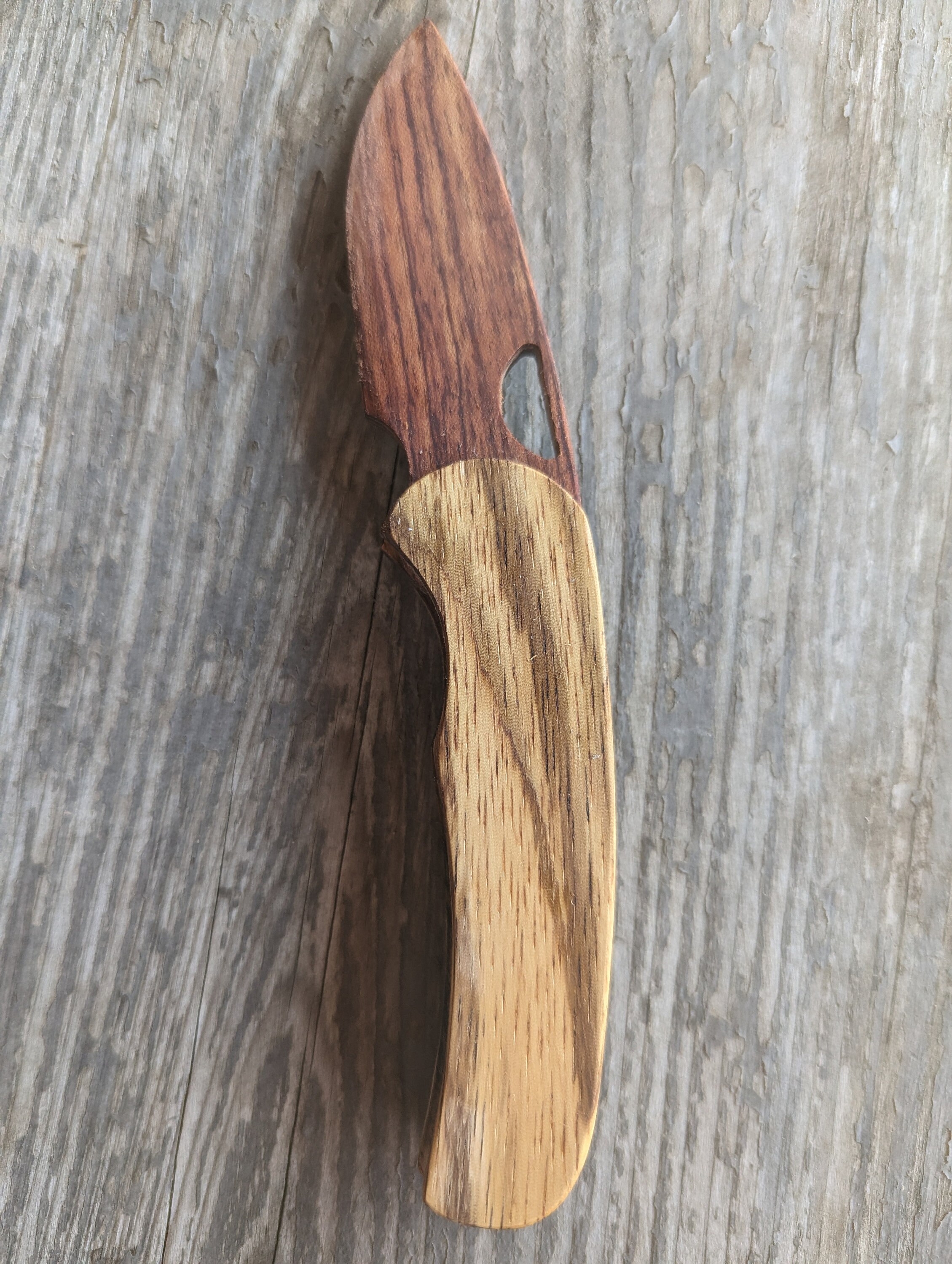 Wooden Toy Folding Pocket Knife Wooden Fidget Knife Wood Trainer Knife ...