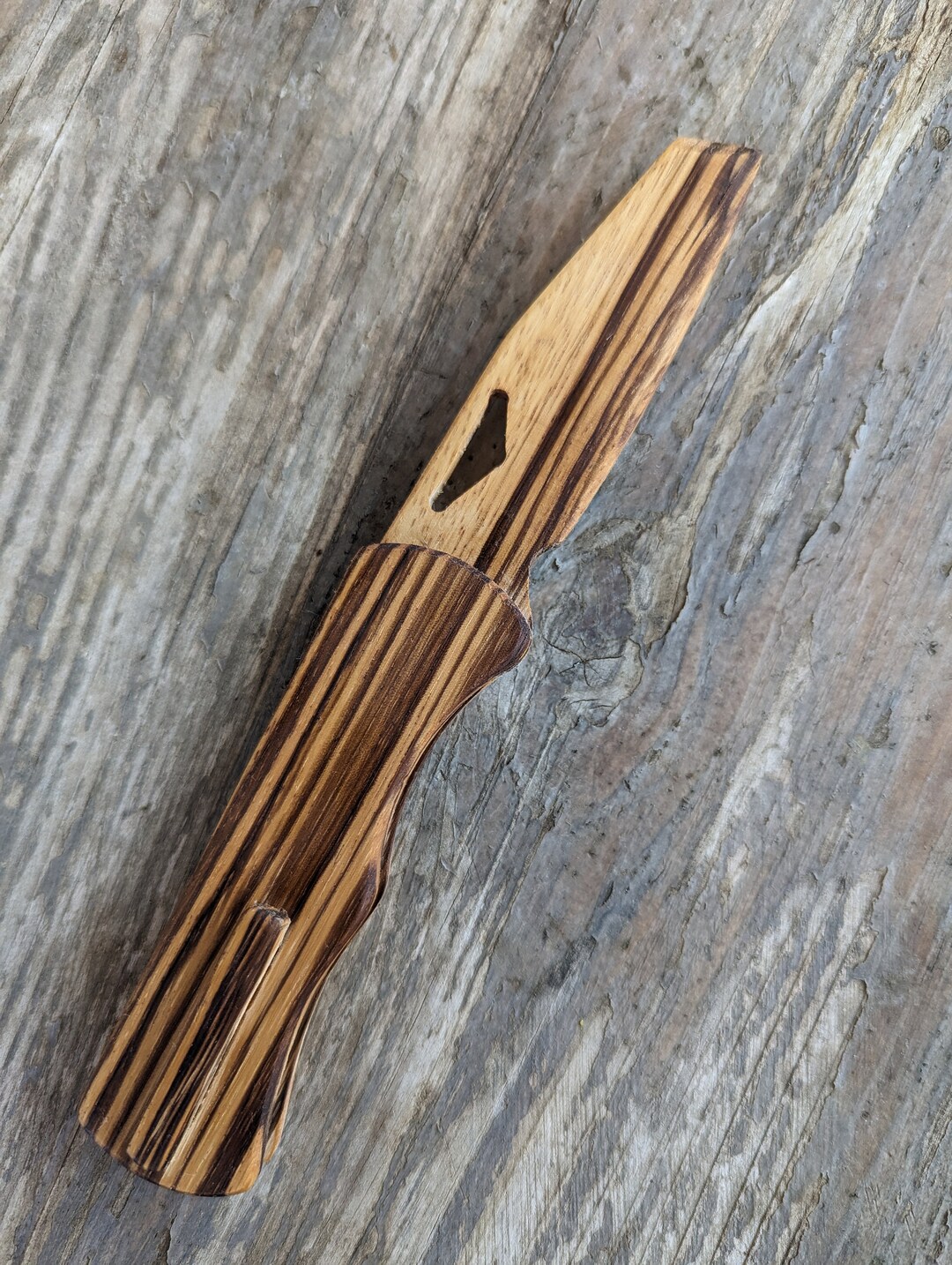 Wooden Toy Folding Pocket Knife Wooden Fidget Knife Wood Trainer Knife ...