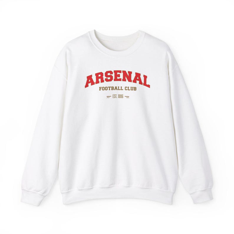 Arsenal Sweatshirt College Style - Etsy