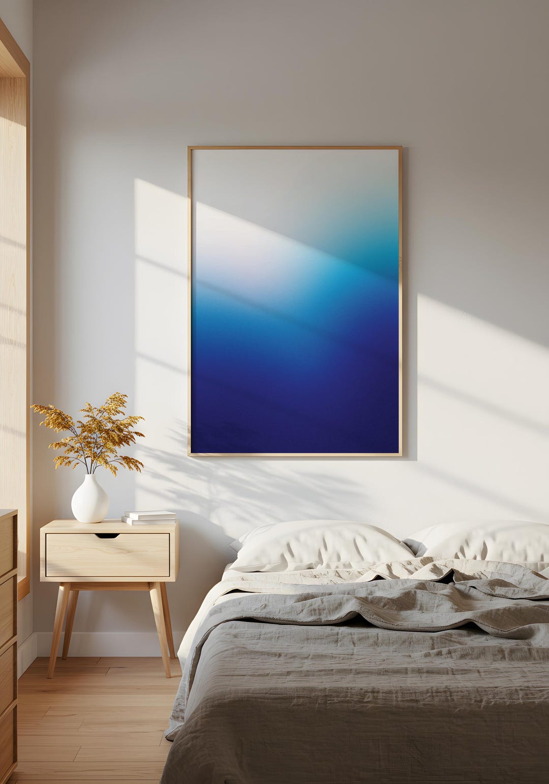 Ocean Blue Simple Modern Gradient Texture - Etsy