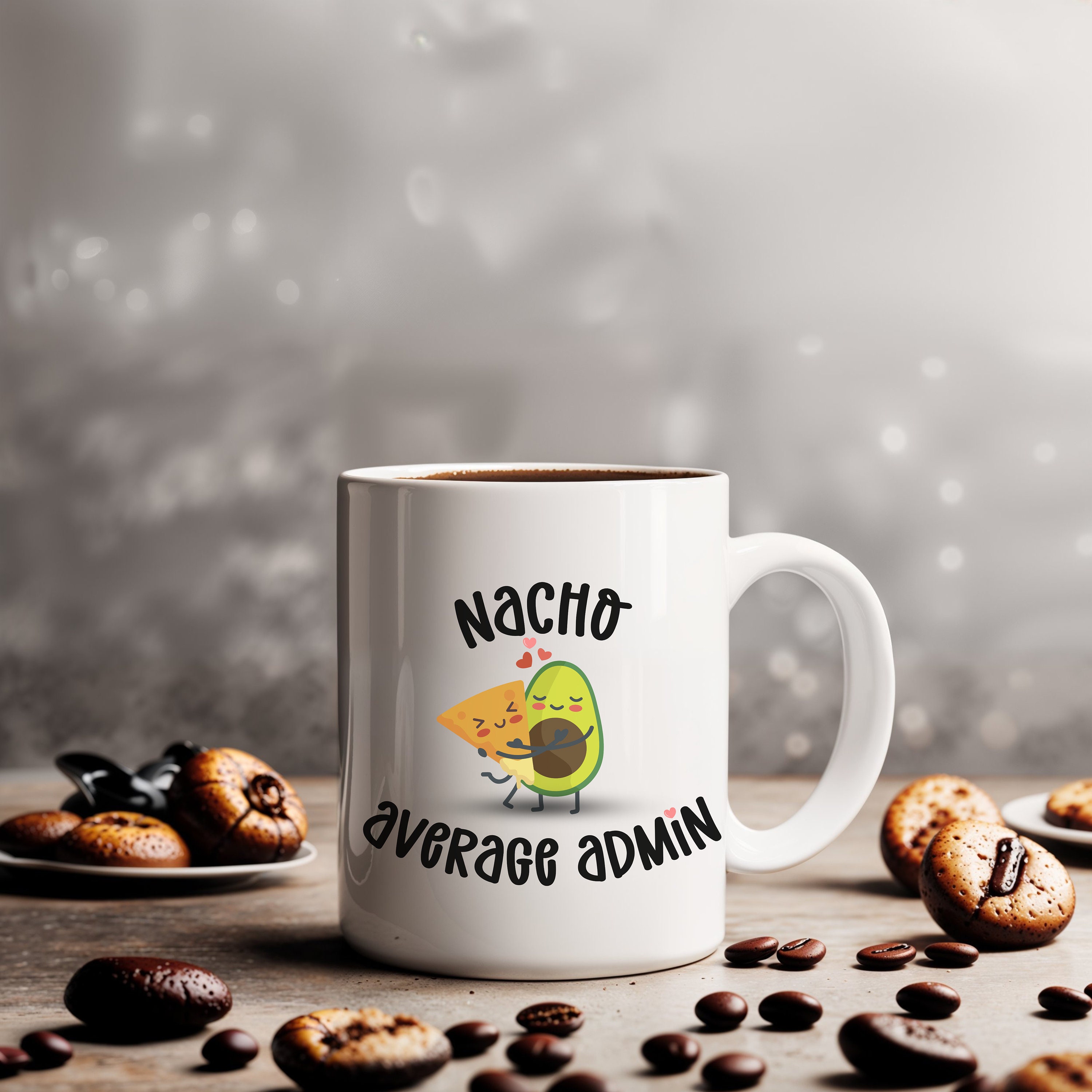 Nacho Average Admin Mug, Administrative Assistant Gift, Admin ...