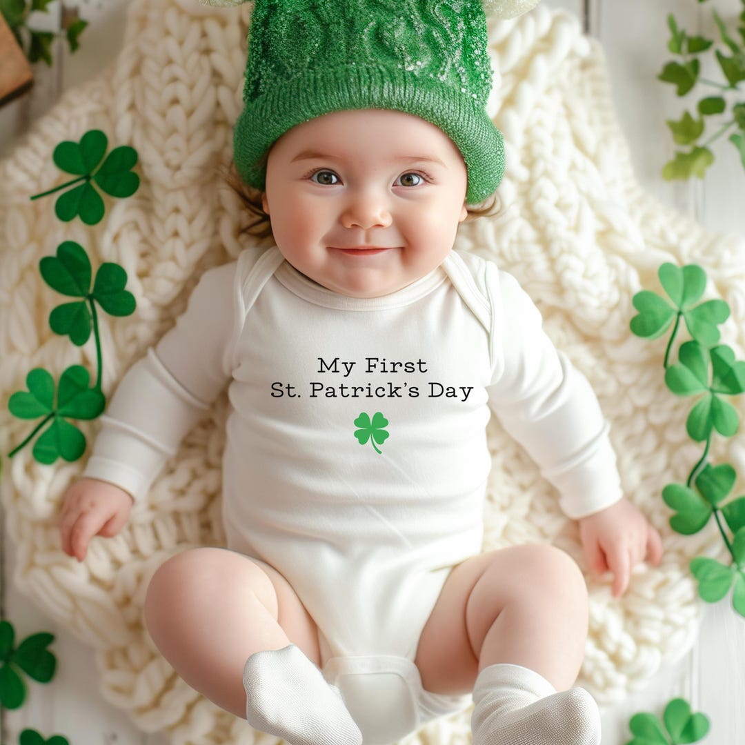 Toddler St Patricks Day Onesie, My First St Patricks Day Shirt, Infant ...