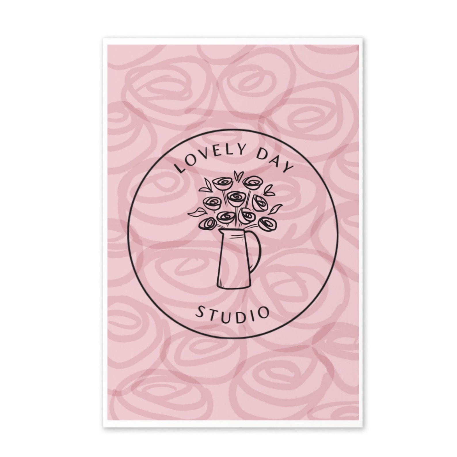 Lovely Day Studio Logo Greeting Card - Etsy