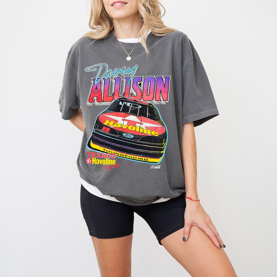 Comfort Colors Vintage NASCAR Davey Allison Unisex T-shirt Daytona 500 ...