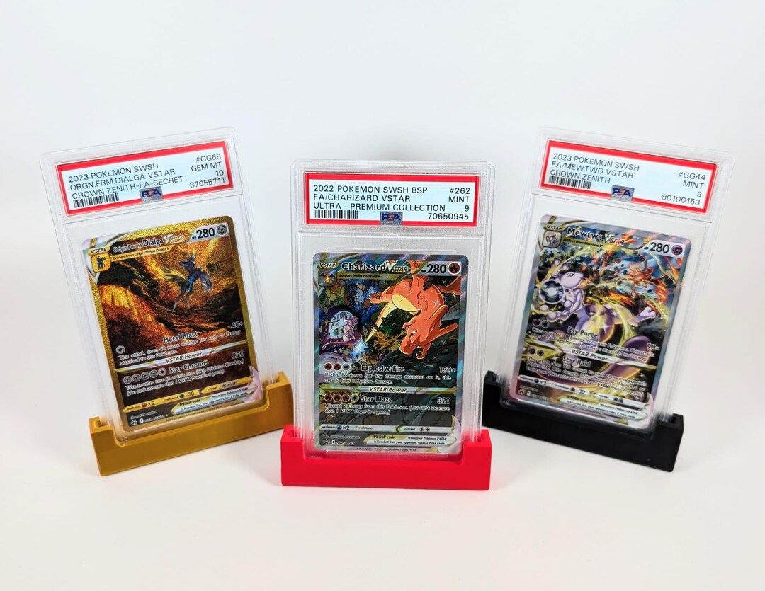 PSA Graded Card Display Stand | Displays 1 PSA Graded Card | Minimal ...
