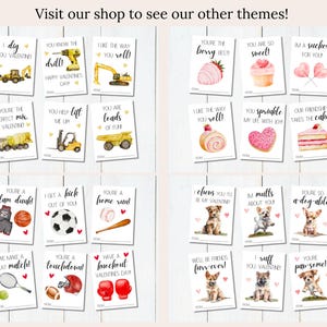 Kitten Valentine's Day Cards for Kids: Printable Classroom Valentines ...