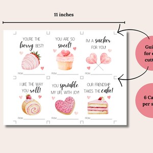 Printable Valentine's Day Cards for Kids Sweets Valentine Cards School ...