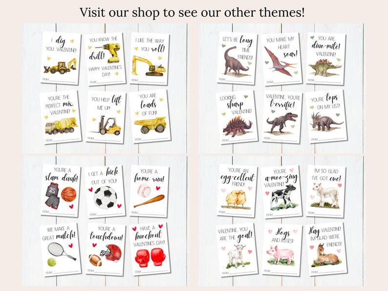 Printable Valentine's Day Cards for Kids | Zoo Animal Valentine ...