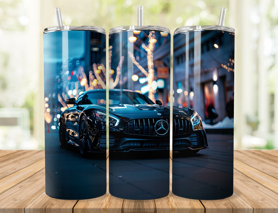 Luxury Car Tumbler Sublimation Design: 20oz Skinny Tumbler (PNG Digital ...