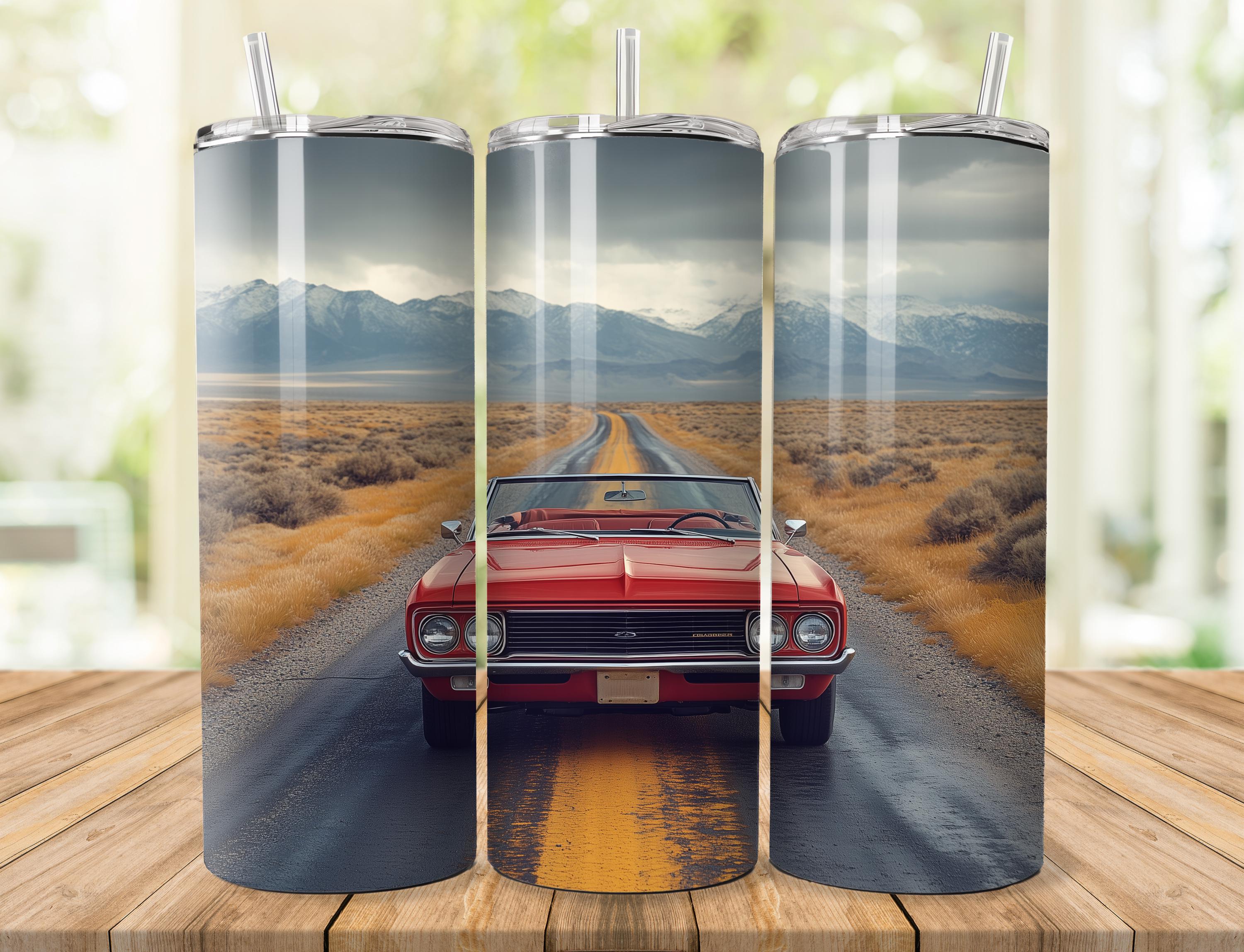 Vintage Chevy Camaro Sublimation Designs for for 20 Oz Skinny/straight ...