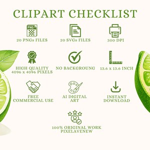 Lime Clipart, Fruit Watercolor Lemon Drink Clip Art, Basket Food ...