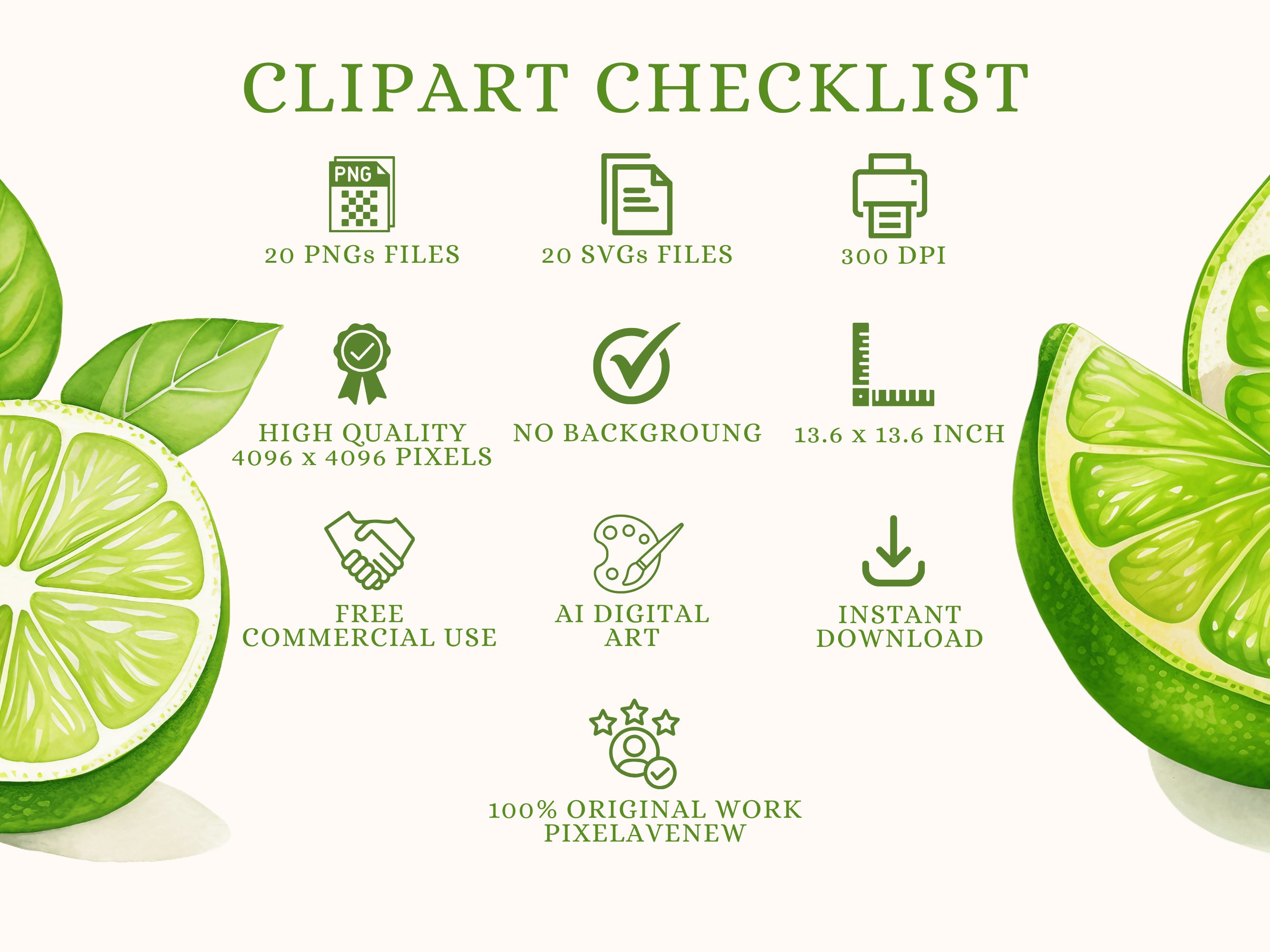 Lime Clipart, Fruit Watercolor Lemon Drink Clip Art, Basket Food ...