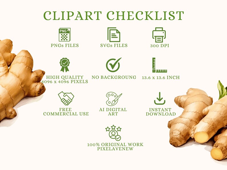 Ginger Clipart, Farm Vegetable Watercolor Gingerbread Man Clip Art ...