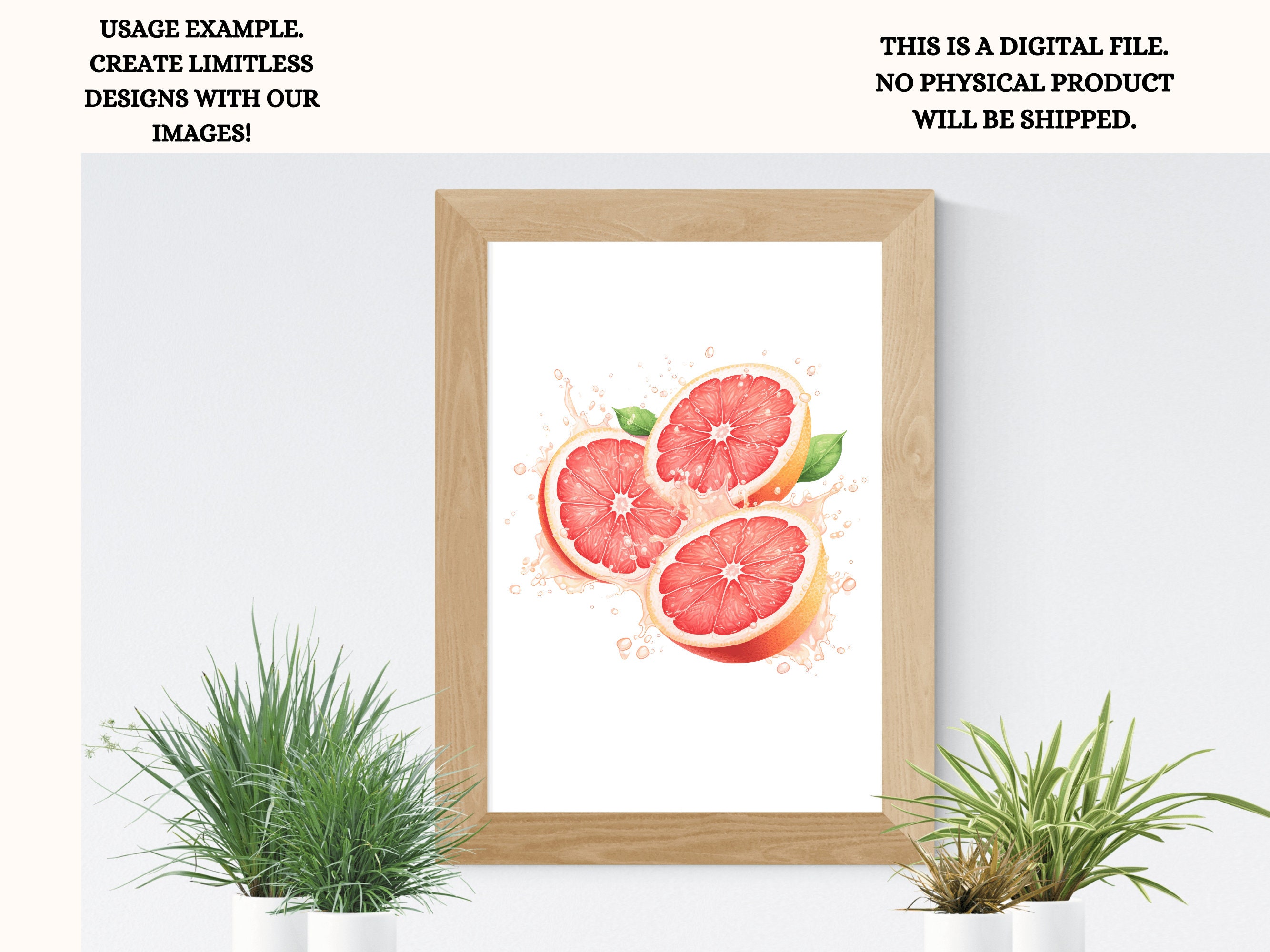 Grapefruit Clipart, Fruit Watercolor Grapefruit Juice Clip Art, Food ...
