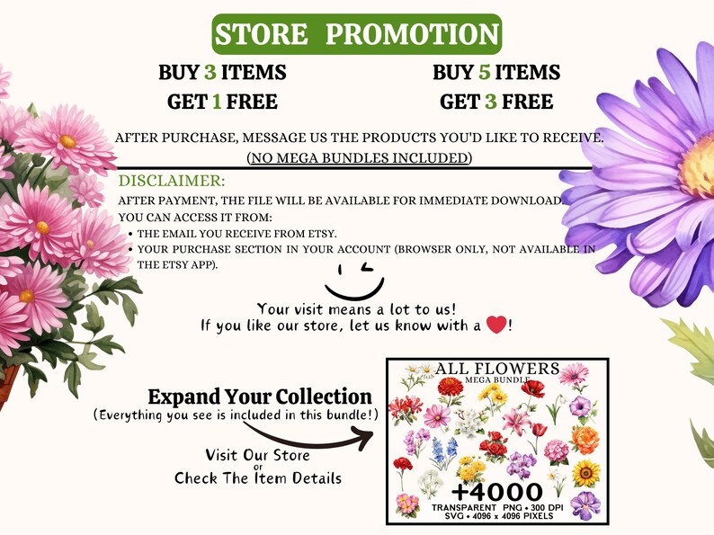 Aster Clipart, Cute Wedding Spring Daisy Flower Watercolor Clip Art ...