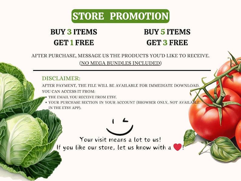 Bundle Vegetables Clipart, Vegetable Watercolor Veggie & Fruit, Farm ...