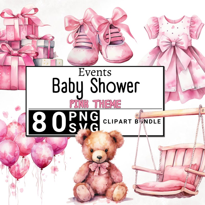 Baby Shower Clip Art - Etsy