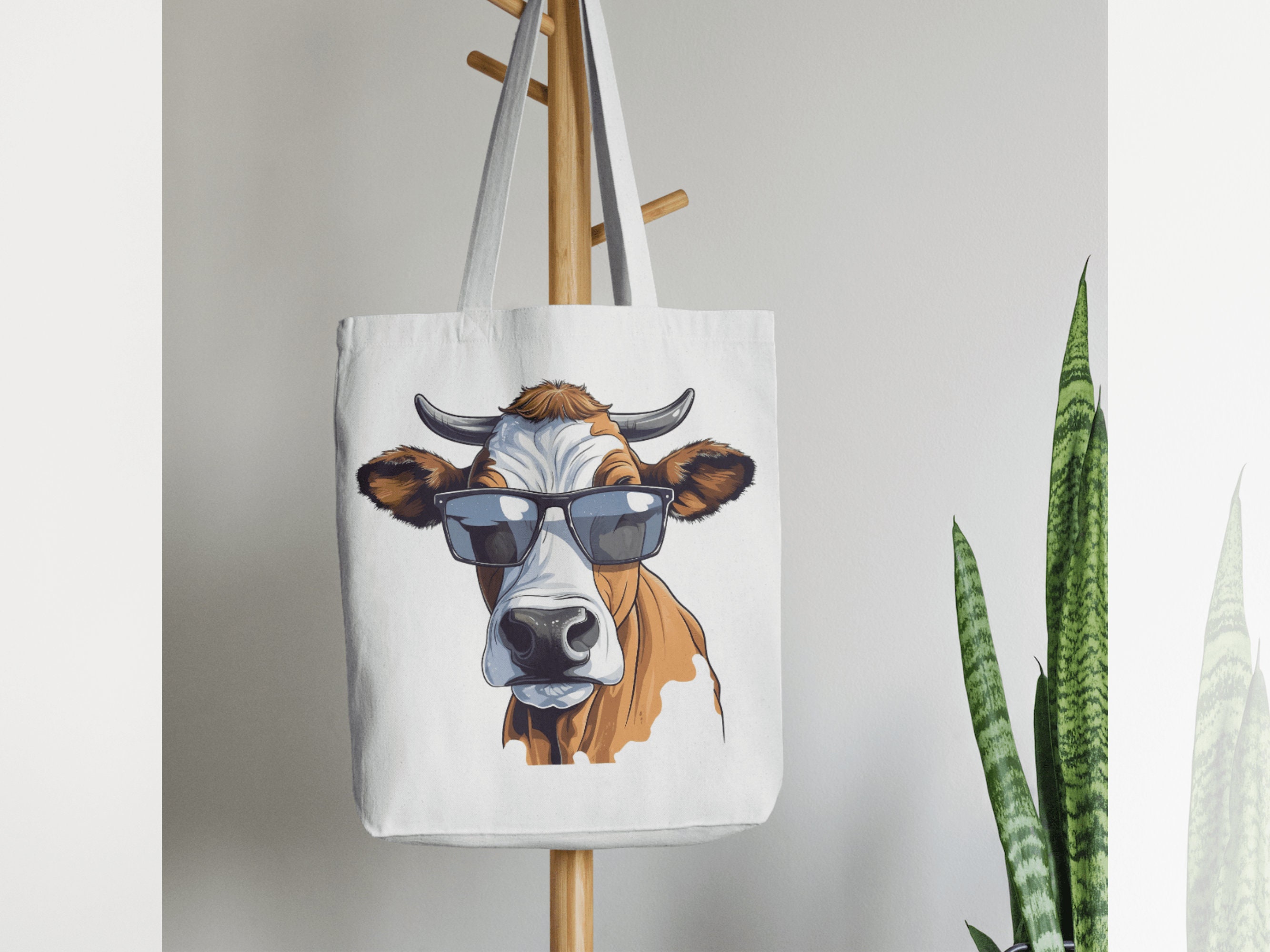 Cool Cow Wearing Sunglasses Clipart, Watercolor Animal Farm Clip Art ...