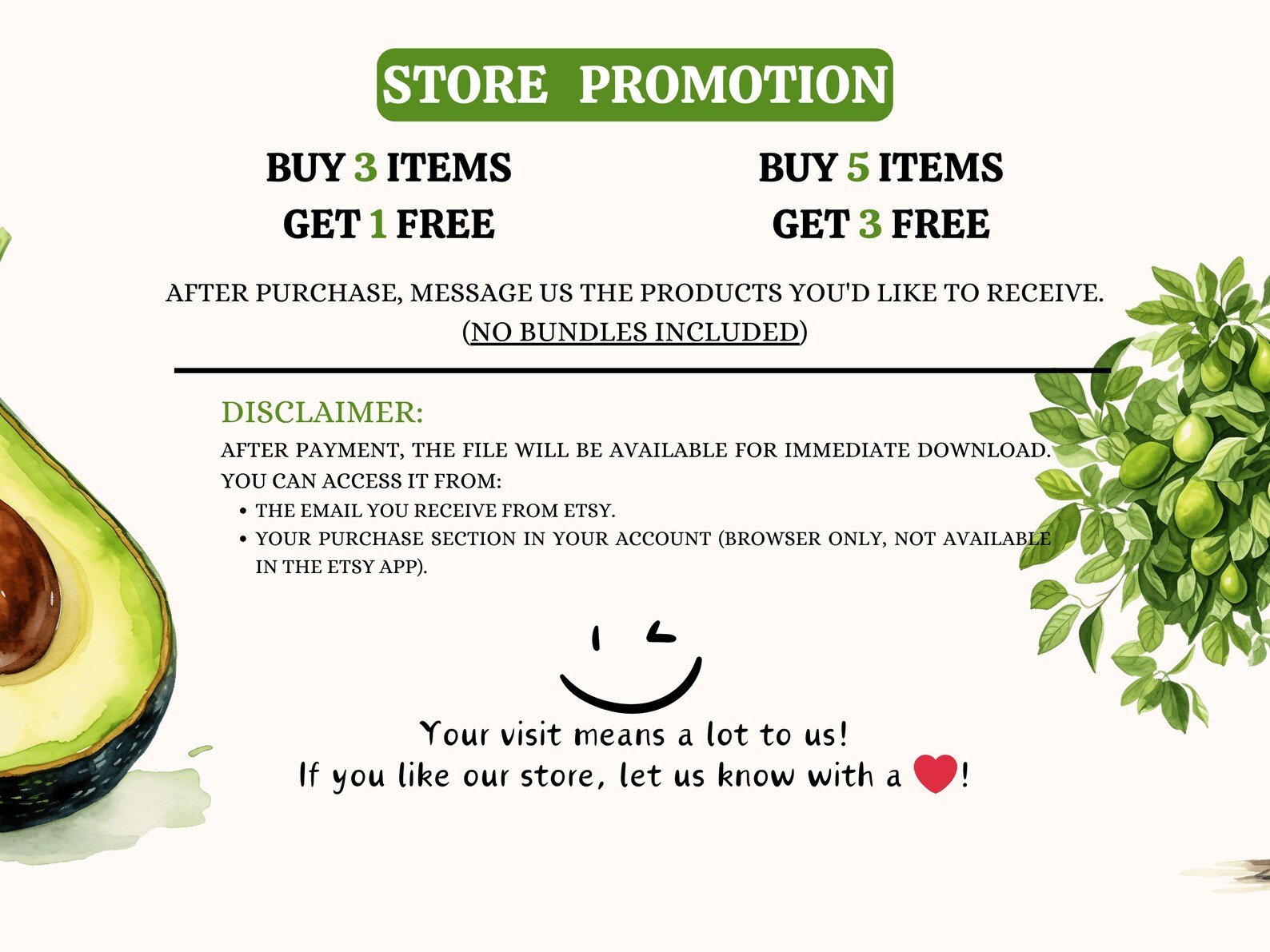 Avocado Clipart, Fruit Watercolor Avocado Basket Clip Art, Exotic Food ...