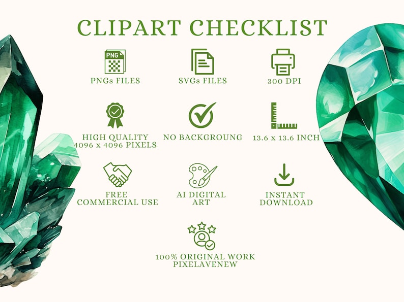 Emerald Clipart Watercolor May Birthstone, Wedding Ring Jewelry ...