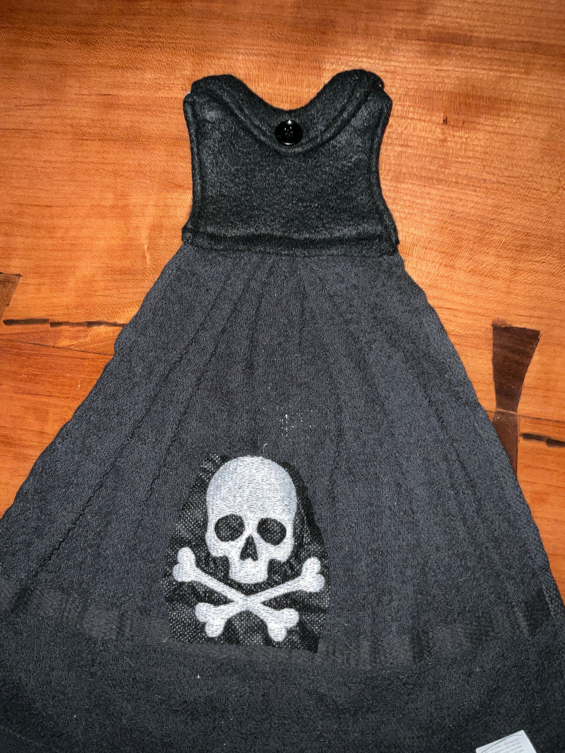 Wednesday Addams Inspired Skull Kitchen Towel - Etsy