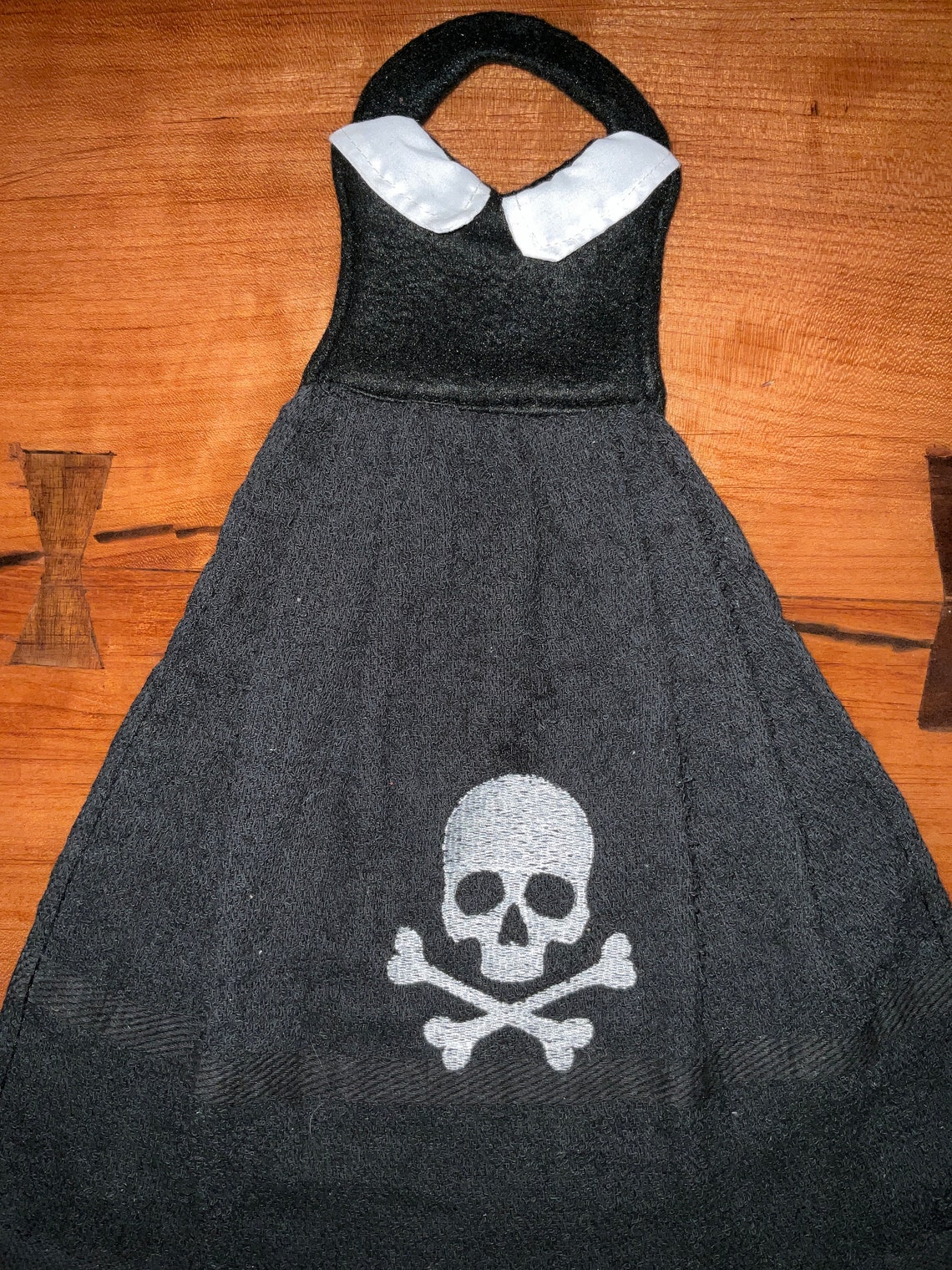 Wednesday Addams Inspired Skull Kitchen Towel - Etsy