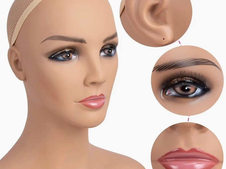 Realistic Mannequin Head - Etsy