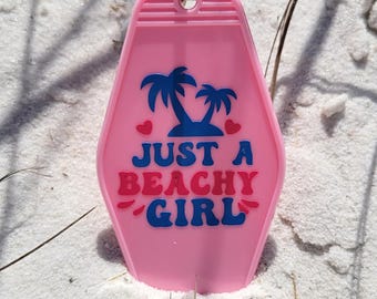 Summer Lovin' Retro Motel Keychain, Acrylic, Gift for Her, Backpack Tag ...