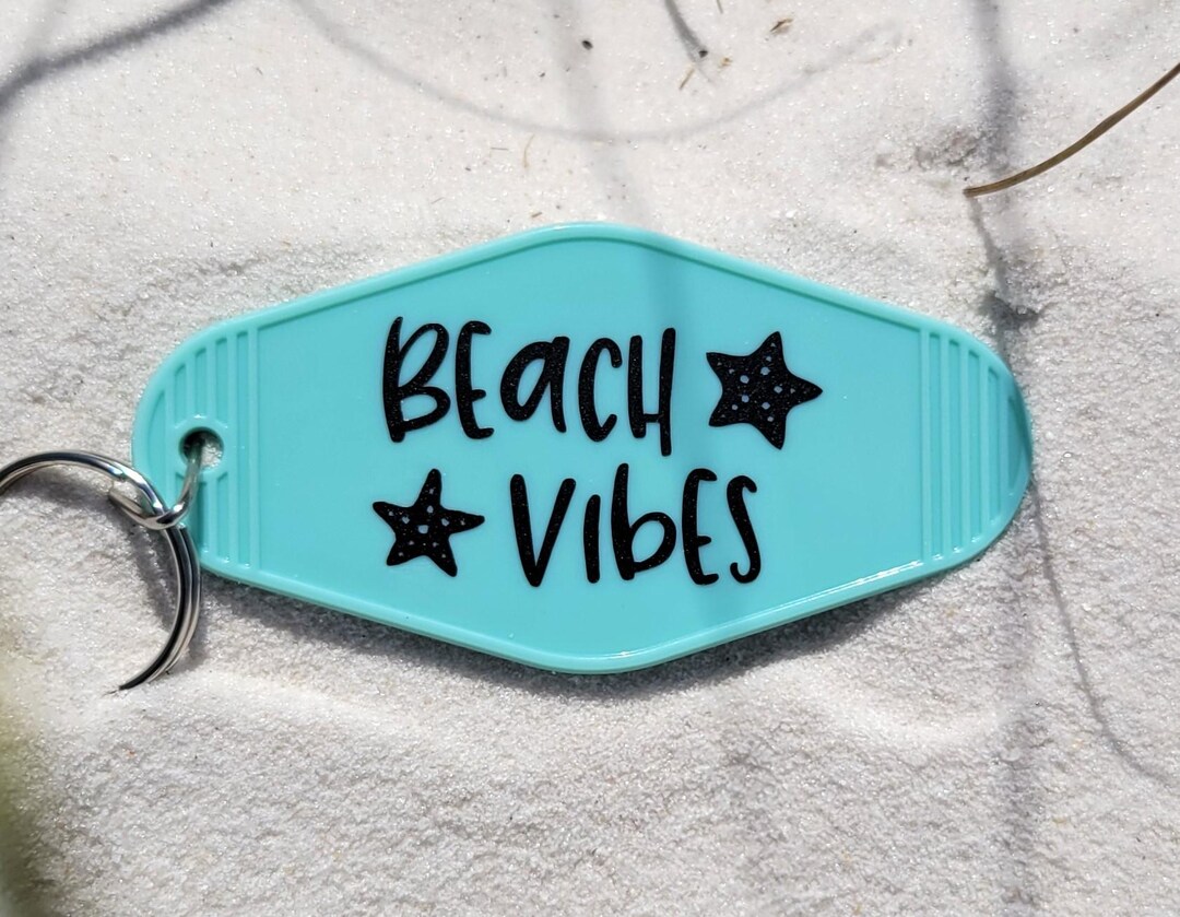 Beach Motel Keychain: Coastal Summer Souvenir - Etsy
