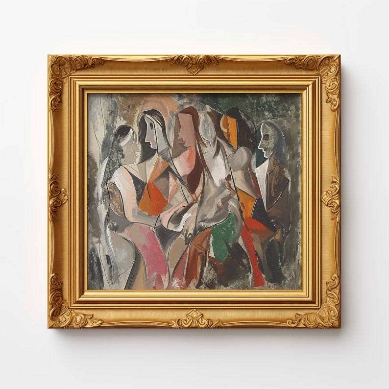 Picasso Inspired Art, Theorems of the Body, Dynamic Cubism, Pablo ...