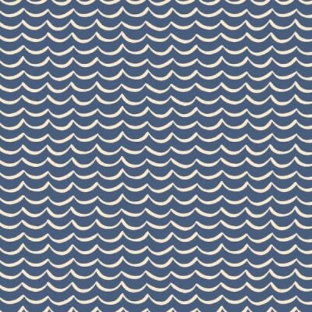 Clara Jane Wave Pattern Woven Fabric for Cotton and Steel - Etsy