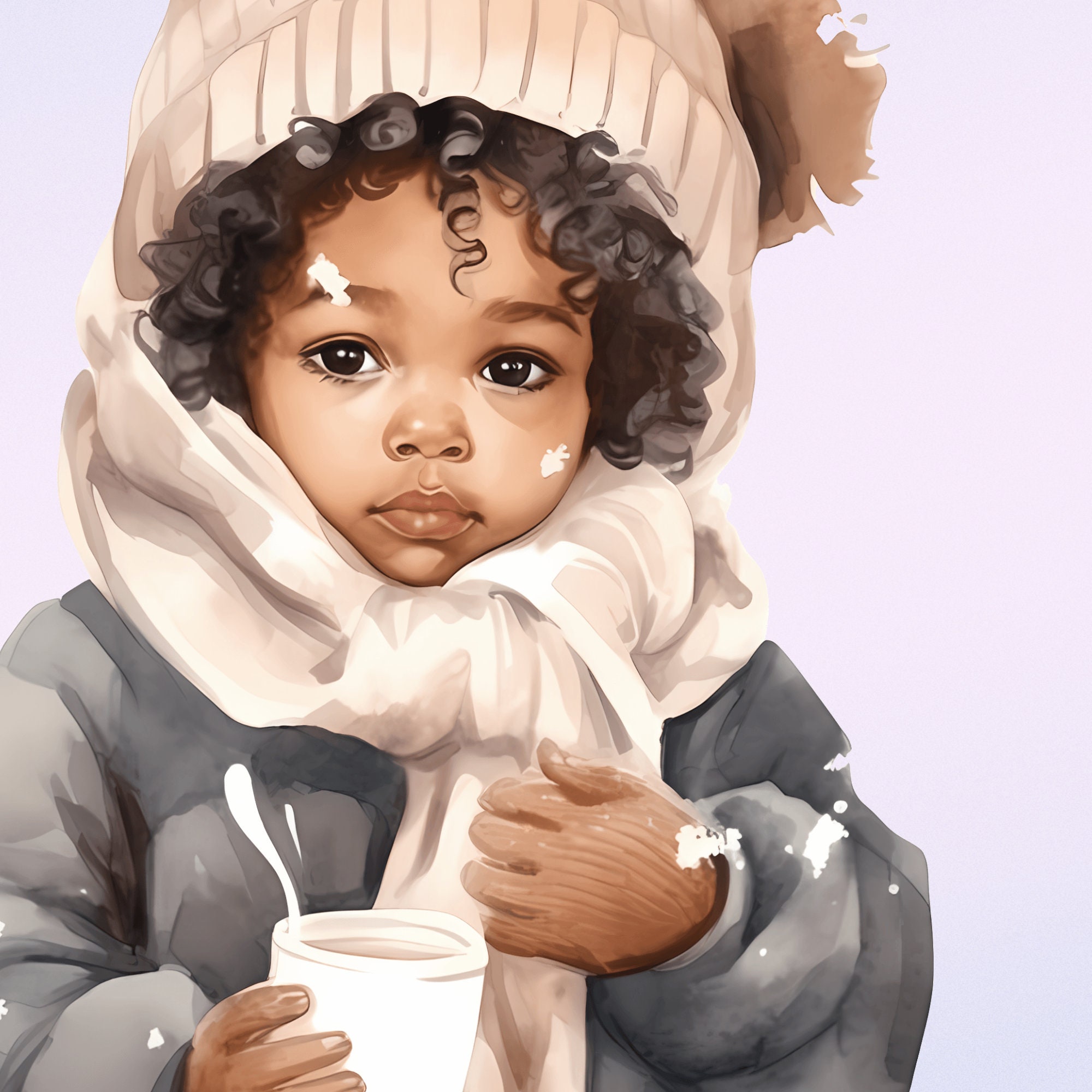 Winter Boys Watercolor Clipart Bundle Commercial Use Transparent PNG ...