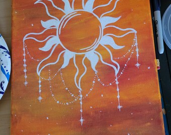 Celestial Sun Design Printable Wall Art 06 - Etsy