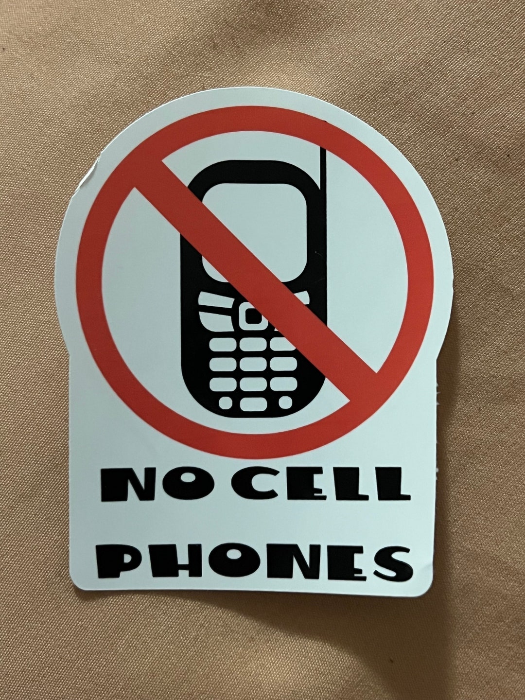 No Cell Phones Sticker - Etsy