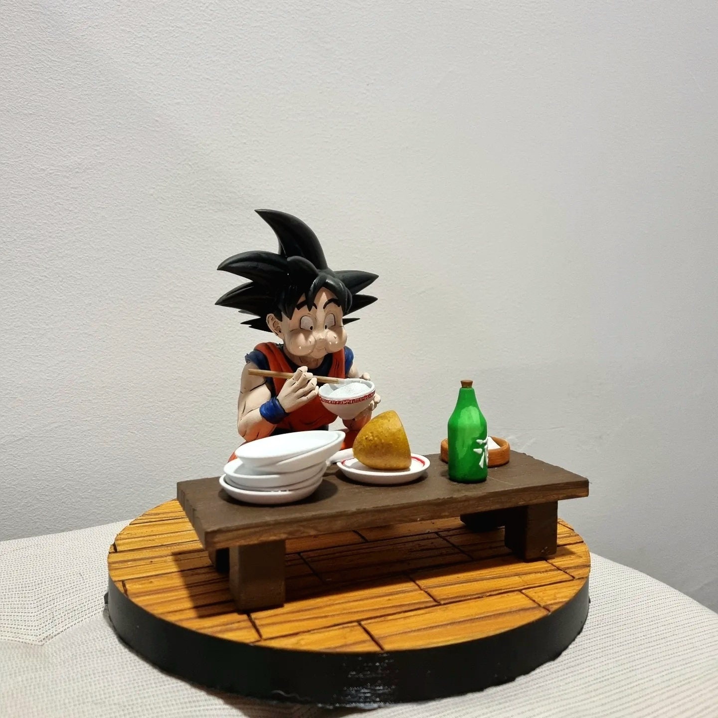 Diorama of Goku Eating Lunch - Etsy