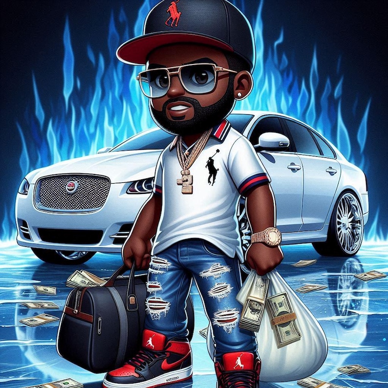 Chibi Swag King - Etsy