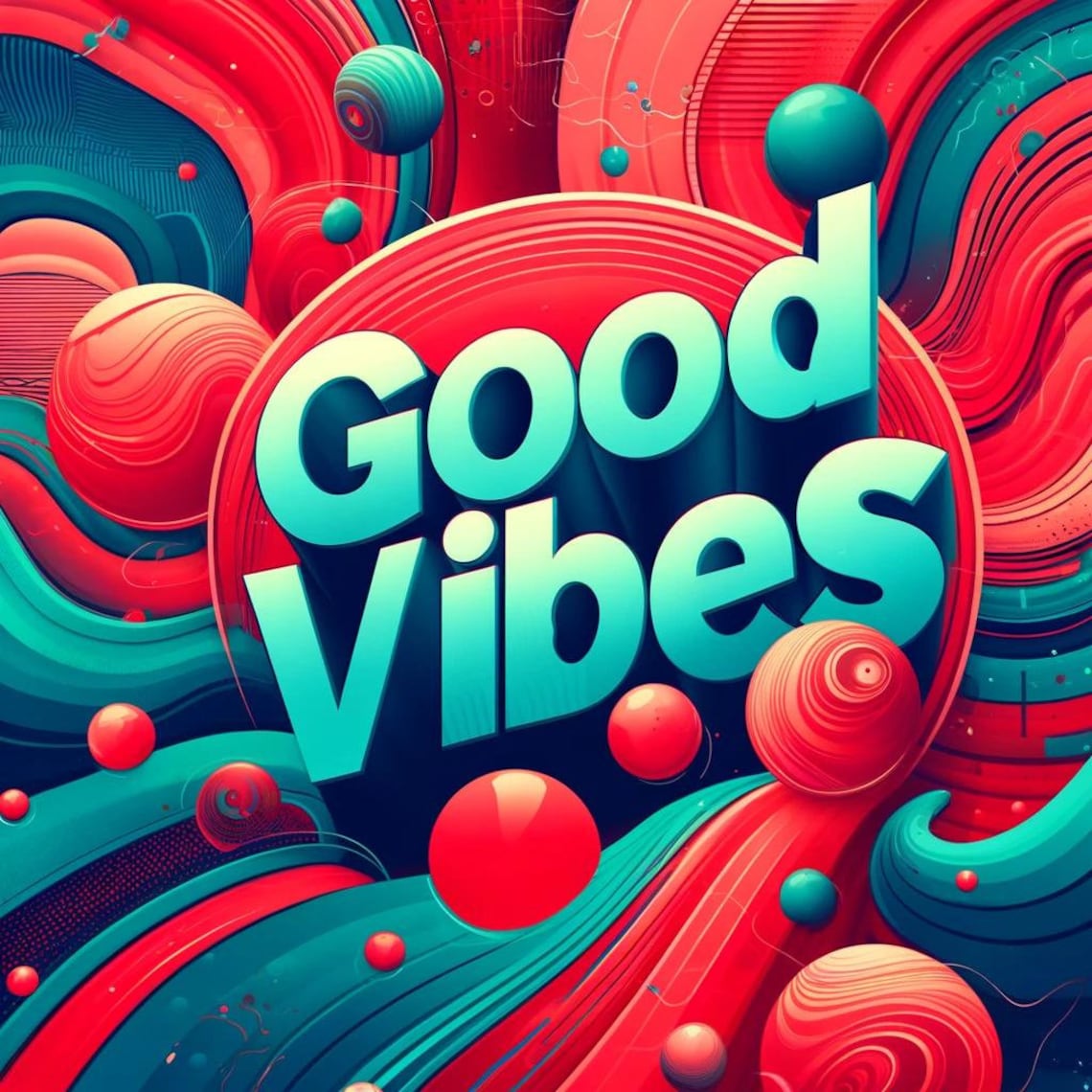 4 Good Vibes Image for Printing - Etsy