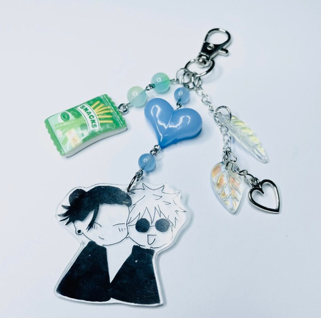 Jujutsu Kaisen Gojo Geto Snack Keychain - Etsy