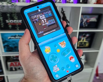 Samsung Galaxy Z Flip Cover Screen Wallpaper Cute Sticker - Etsy