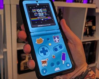 Samsung Galaxy Z Flip Wallpaper Cute Sticker Gamer yellow - Etsy