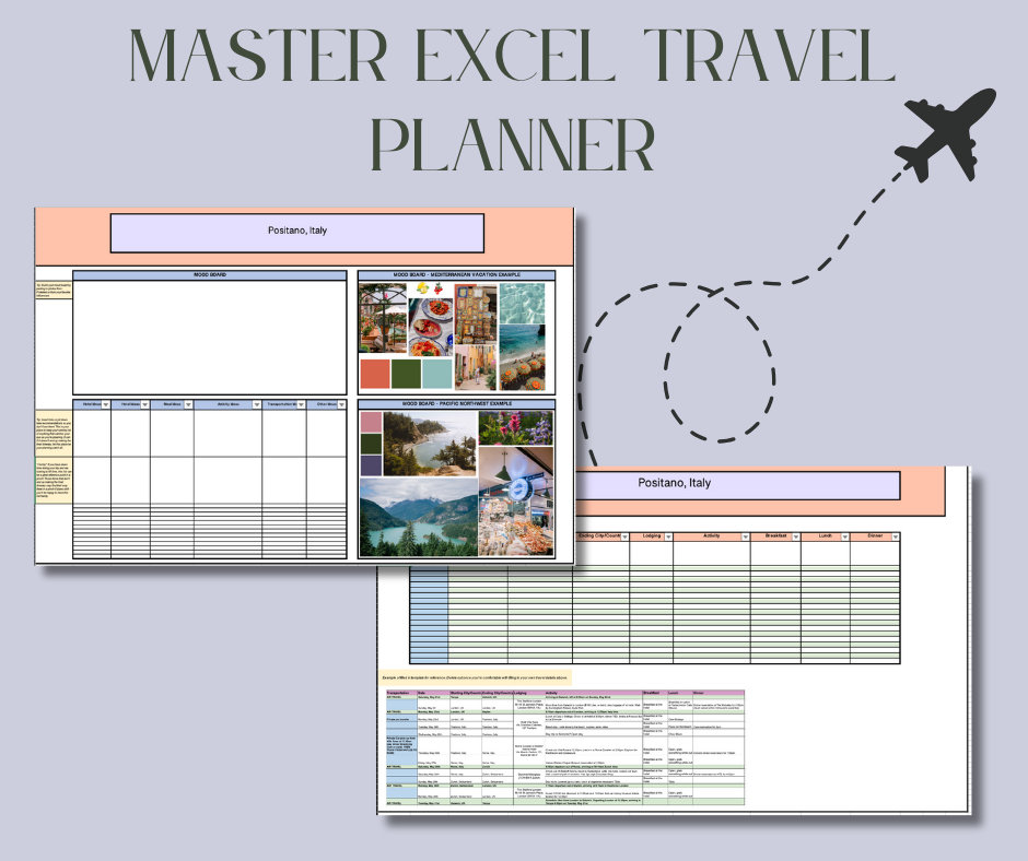 Urlaubsreiseplan Vorlage In Excel