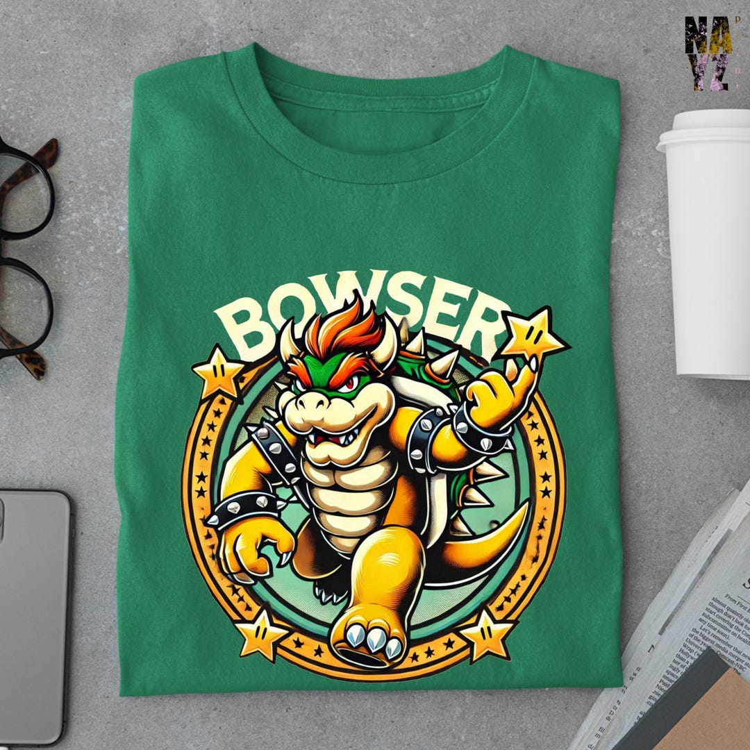 Bowser Mario Character Shirt, Super Mario Family Shirt, Super Mario ...