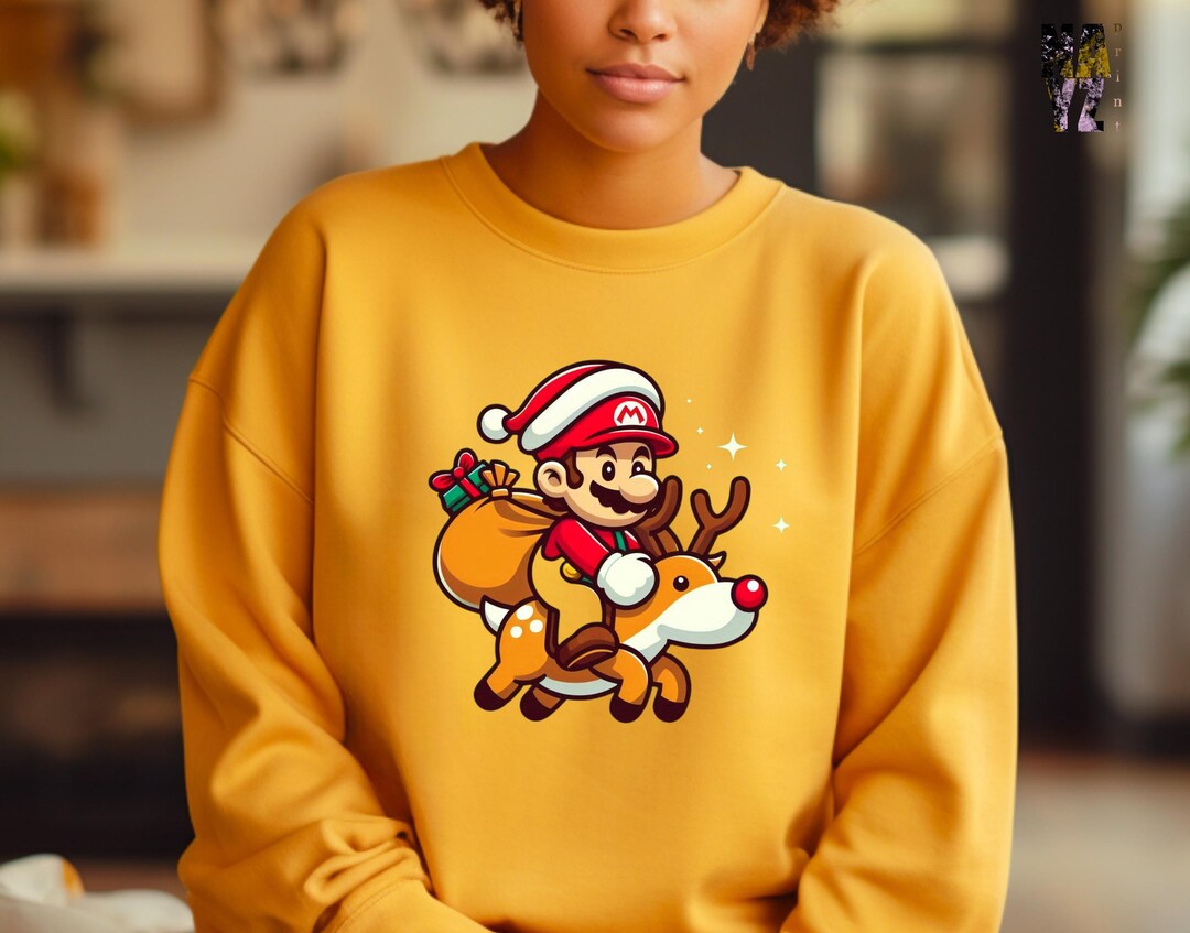 Super Mario Sweatshirt, Super Mario Kart Sweatshirt, Super Mario ...