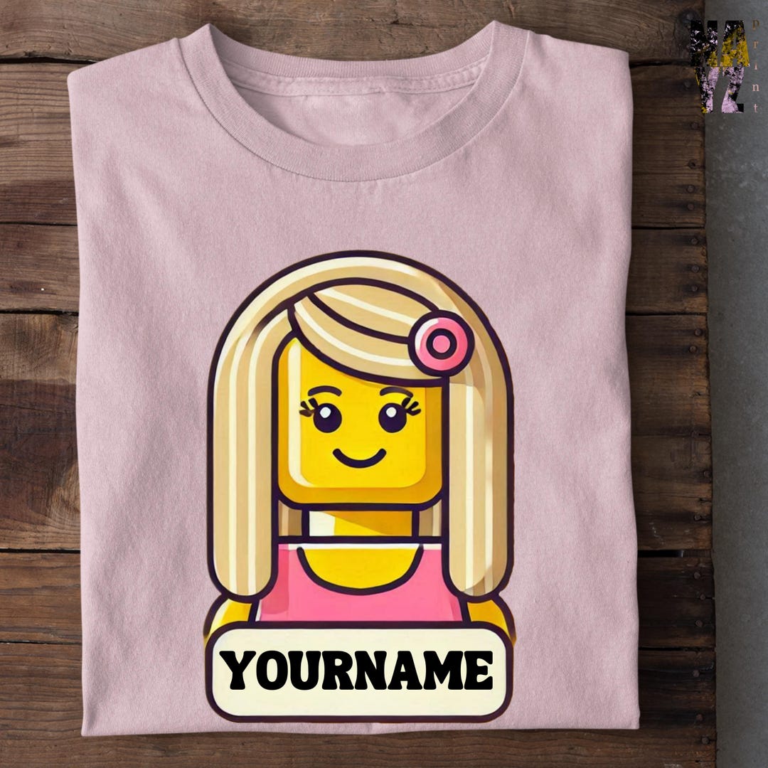 Custom Birthday Girl Building Bricks Shirt, Personalized Building ...