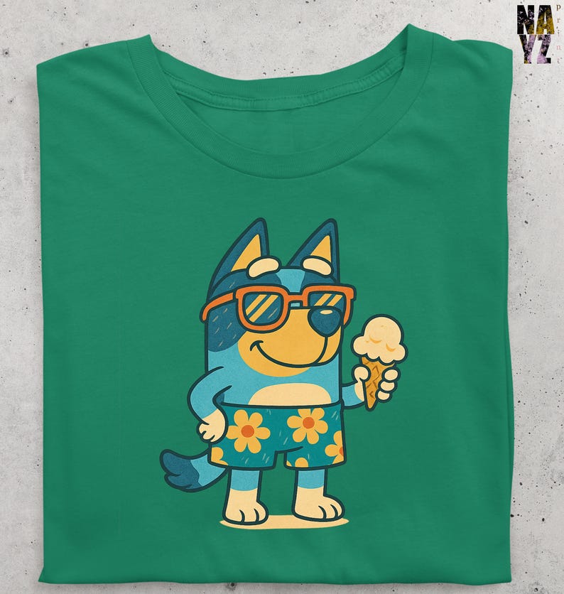 Bluey Summer Shirt for Kids, Bluey Lover Summer Shirt, Cute Vacation ...