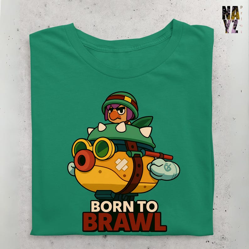 Brawl Stars Hank Shirt, Brawl Stars Shirt, Born to Brawl Shirt, Brawl ...