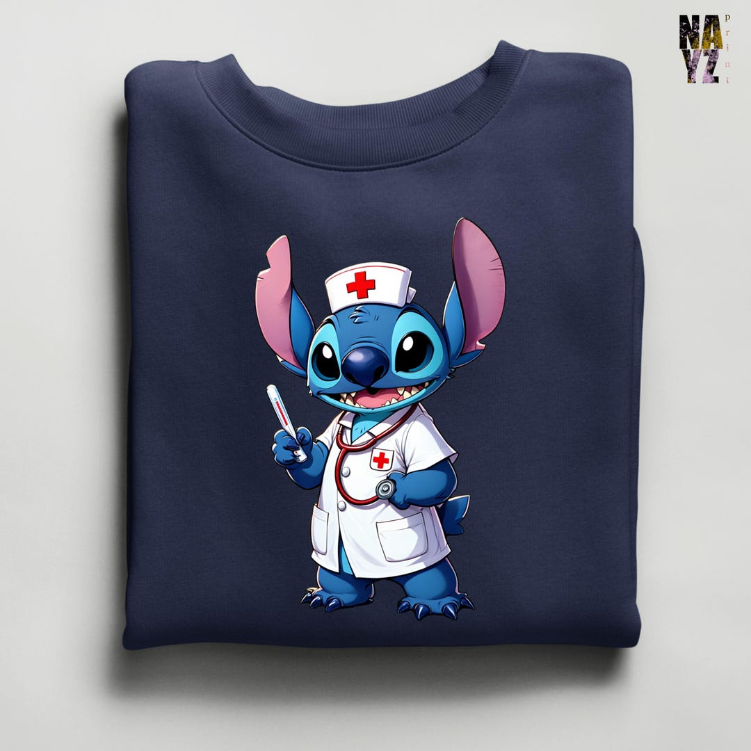 Stitch Nurse Sweatshirt, Nurse Stitch Sweater, Cute Nurse Gift, Future ...